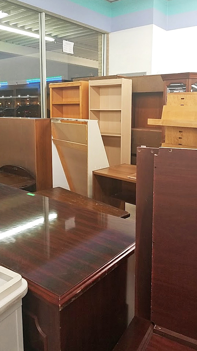 Furniture that's seen some living but has plenty more to give. That desk might have helped someone finish their novel&mdash;maybe it'll help you start yours.