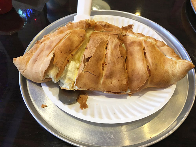 The calzone: for when you want pizza but also need the structural integrity to eat it while driving back to your beach rental.