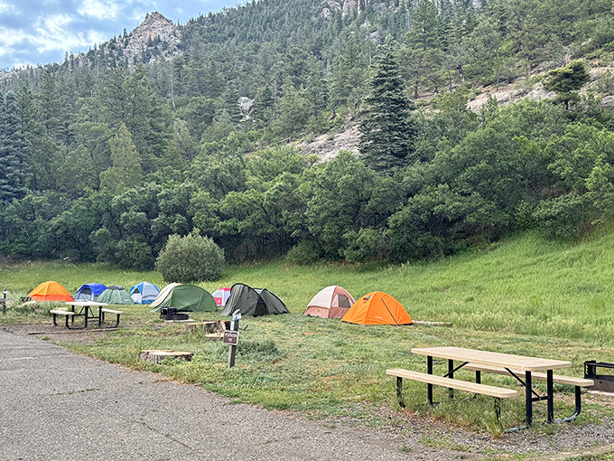 Colorful tents dot the landscape like confetti, each one housing stories that will become "remember when" moments for years to come.