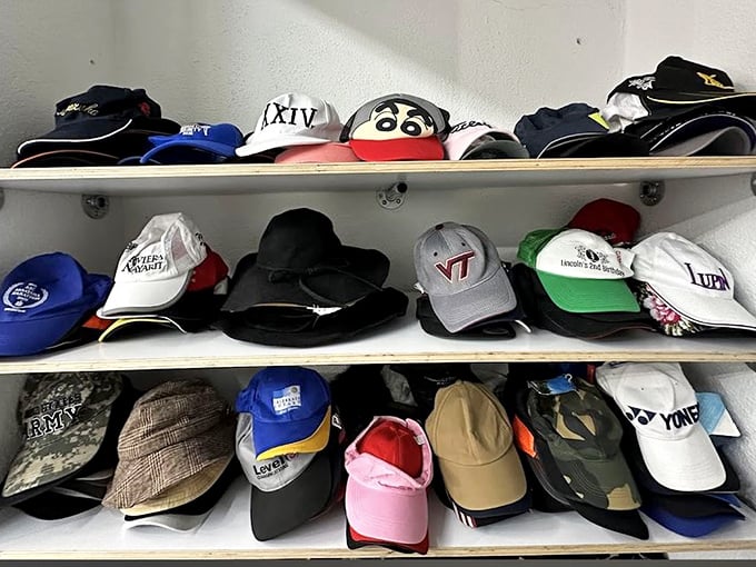 Hat heaven for the indecisive shopper. From baseball caps to bucket hats, your next bad hair day solution awaits.