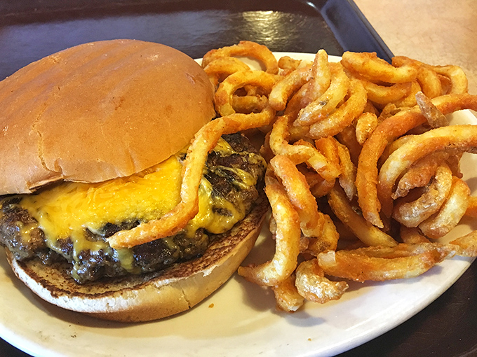 This isn't just a cheeseburger – it's proof that Outlaw's mastery extends beyond traditional barbecue into hand-held happiness.