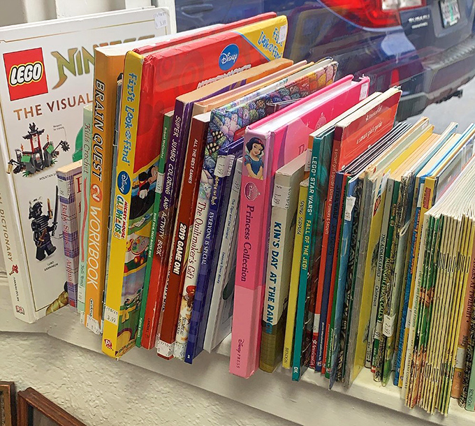 Build a child's library without breaking the bank. From LEGO guides to Disney classics, these gently-loved pages await new little fingers.