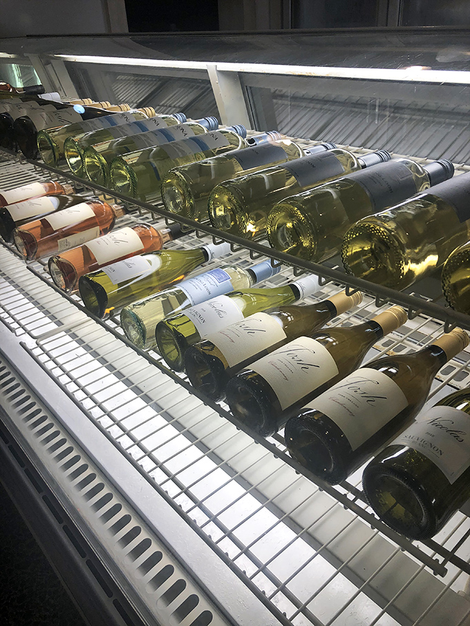 The wine selection proves this diner understands that sometimes Tuesday requires a nice Chardonnay just as much as Saturday does.