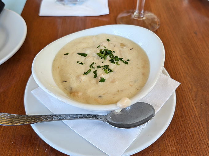 This isn't just clam chowder&mdash;it's a creamy hug in a bowl, with each spoonful delivering comfort that's been perfected over decades.