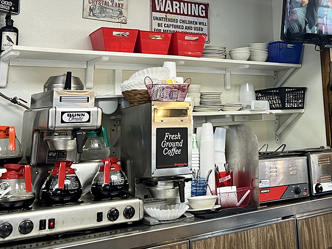 Fresh ground coffee is serious business here. This station has fueled countless road trips and cured innumerable Monday mornings with caffeinated perfection.