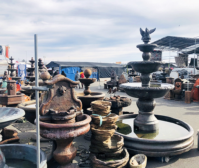 Fountain fantasy land for aspiring garden designers. From elegant bird baths to statement pieces, your backyard's water feature awaits.