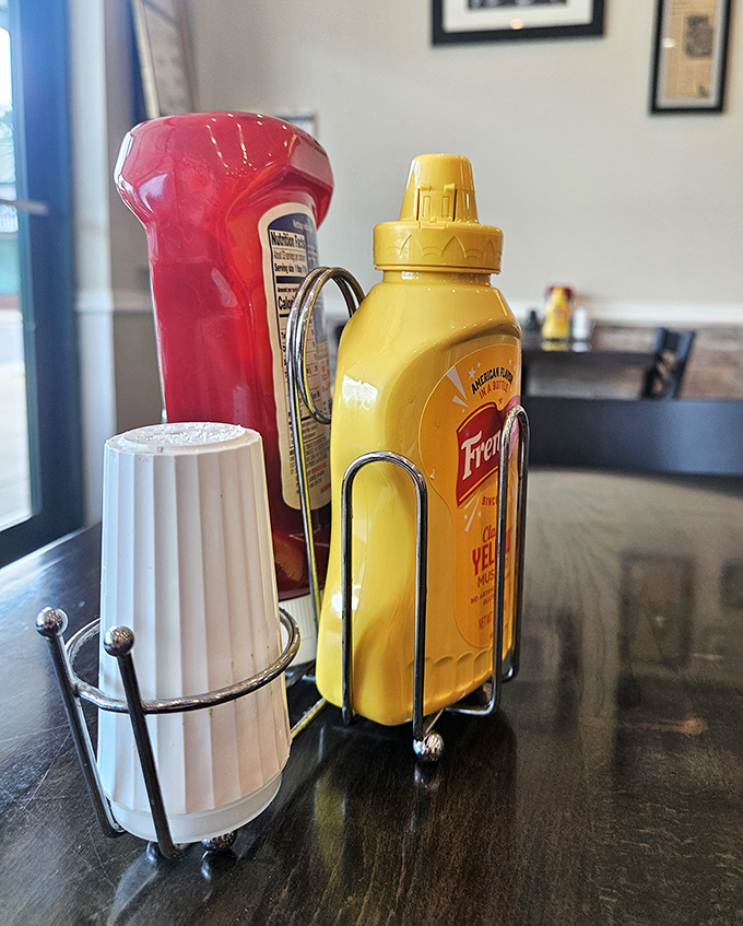 The condiment cavalry stands ready to enhance your dining adventure.