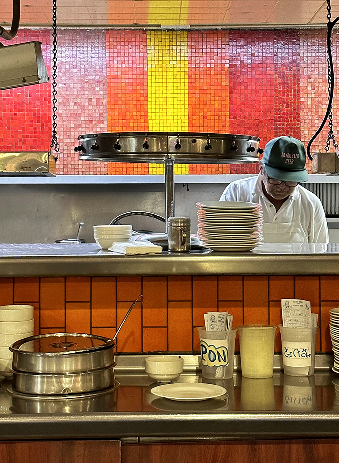 Behind that colorful tiled wall, culinary magic happens without fanfare&mdash;just decades of experience turning simple ingredients into the comfort food of your dreams.