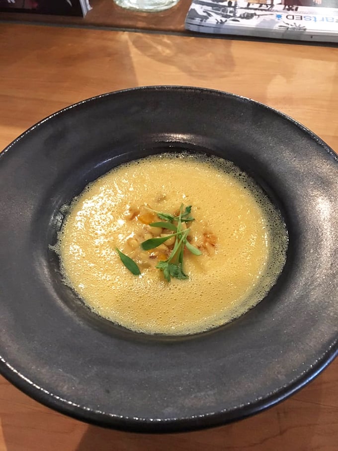 This corn chowder isn't just soup&mdash;it's liquid sunshine in a bowl, garnished with herbs and good intentions.