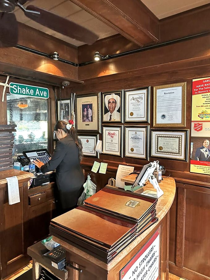 Not part of Old Fisherman's Grotto - this appears to be a different establishment with a casual counter service setup.