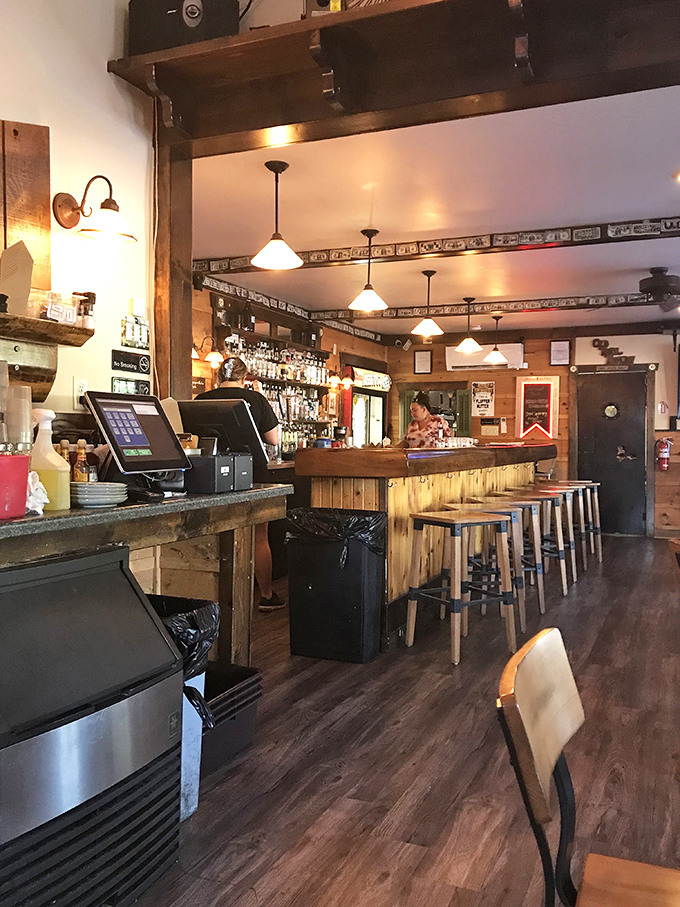 The bar area &ndash; where locals gather and visitors quickly become regulars after one perfectly mixed drink.