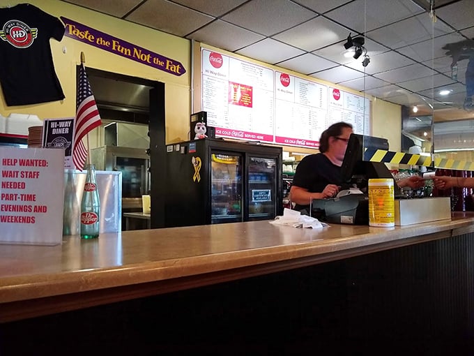 The counter where regulars perch, where coffee cups are always full, and where the staff knows exactly how you like your eggs.