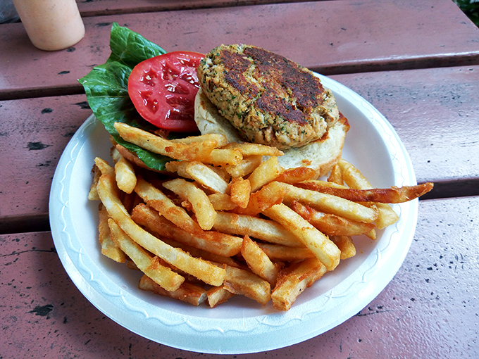 This isn't just a sandwich; it's Florida's answer to lobster rolls&mdash;a crab cake masterpiece that demands both hands.