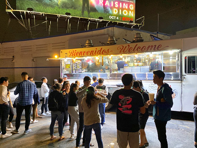 Night falls, but the crowd grows. The social scene at El Chato rivals the food&mdash;strangers becoming friends over shared taco revelations.