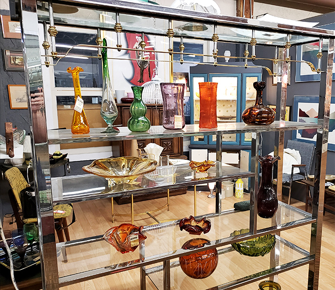 These colorful glass treasures once adorned homes where "entertaining" meant cocktail parties with neighbors, not Netflix binges.