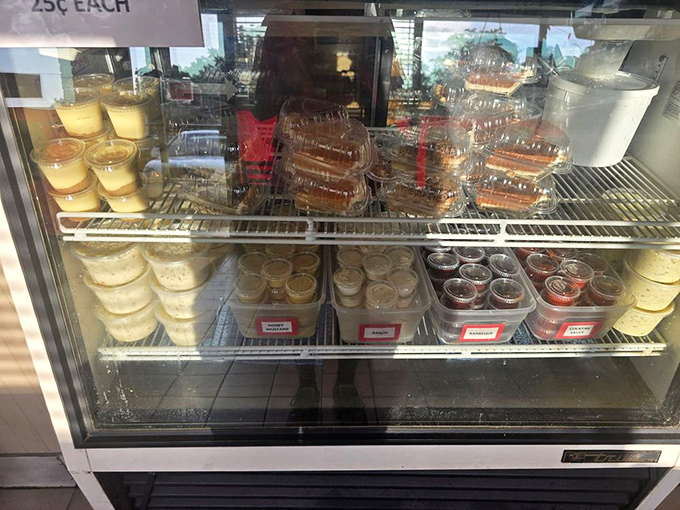 Sweet endings to savory beginnings. This dessert case promises that your taste buds' journey doesn't have to end with the main course.