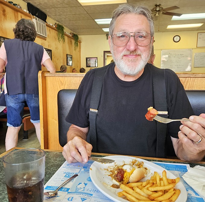 In the dining room, patrons enjoy the simple pleasure of a good meal without pretense&mdash;the true luxury in our complicated world.