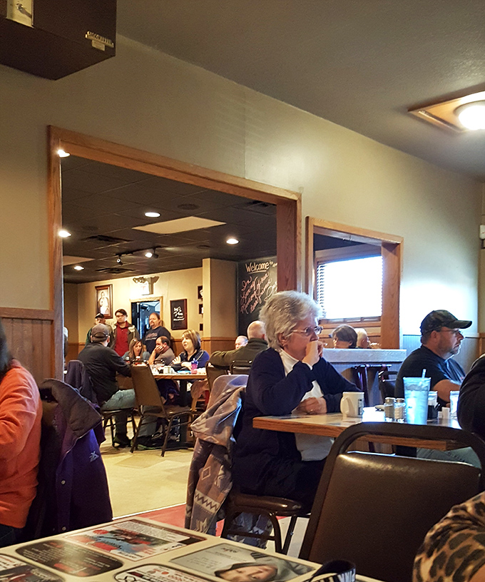 A dining room filled with people who understand that good food is worth putting phones down and actually talking to each other.
