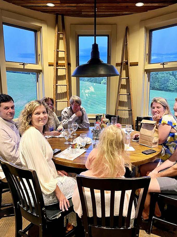 A window-side table with rolling hills beyond&mdash;dining with a view that changes with the seasons but always remains quintessentially New England.