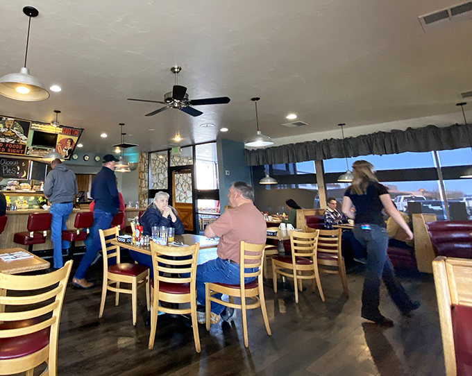 Where breakfast plans are hatched and coffee flows freely &ndash; Jerry's dining room is democracy in action, one plate of eggs at a time.