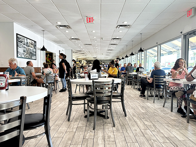 The weekend crowd knows the secret &ndash; arrive early or embrace the wait. Every filled table is a testament to Grampa's reputation.