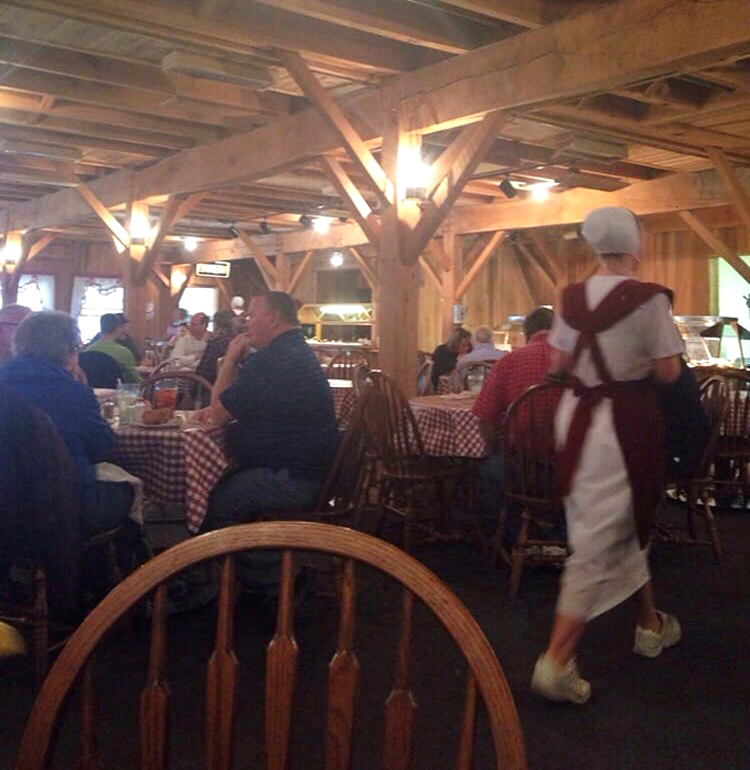 Where Amish tradition meets hungry travelers&mdash;a dining room where calories don't count and conversations flow as freely as the coffee.