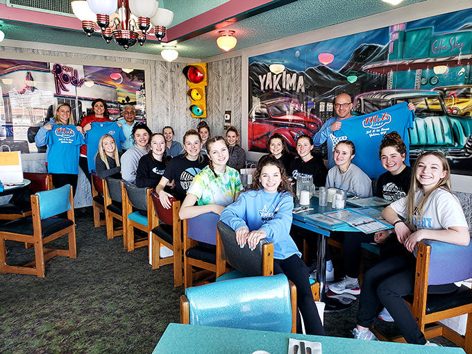 The true heart of any great diner &ndash; happy people sharing good food and better conversation in a space that feels like community.