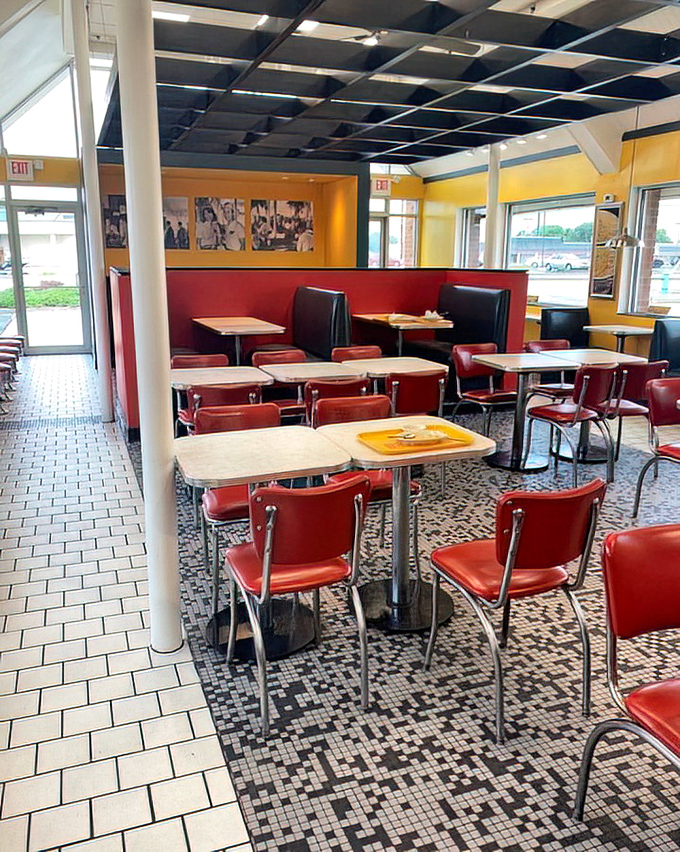 The dining room feels like it's been waiting for you&mdash;unpretentious, welcoming, and ready to serve up a plate of Hoosier hospitality.