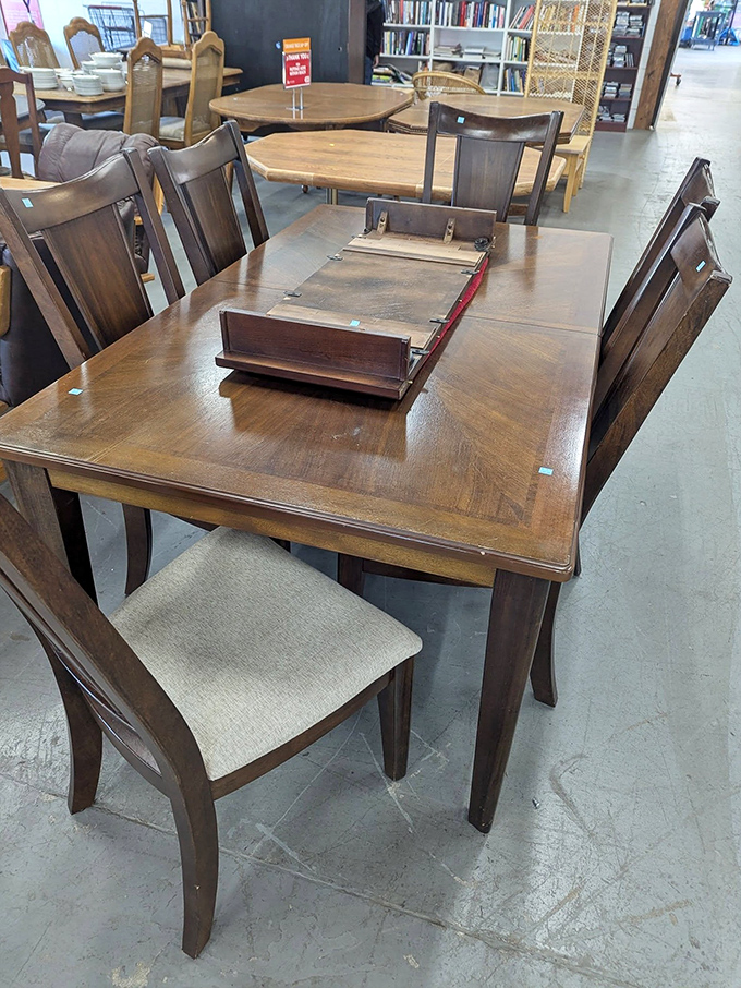 This dining set isn't just furniture&mdash;it's the future site of family game nights, holiday meals, and those conversations that last until the ice cream melts.