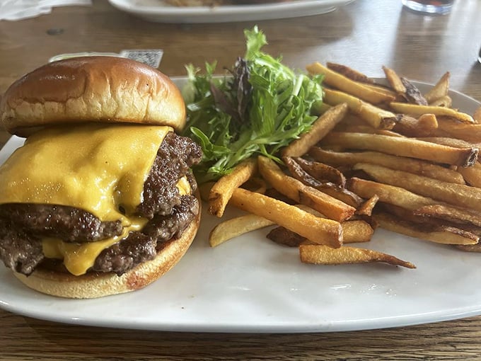 This isn't just a cheeseburger &ndash; it's a masterclass in simplicity, where quality beef and melted cheese create the kind of harmony that makes taste buds sing.