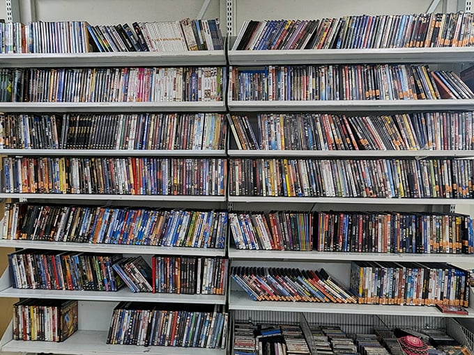 DVD shelves packed with cinematic adventures prove physical media isn't dead&mdash;it's just moved to a more affordable neighborhood.