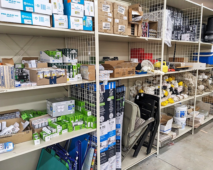 The hardware aisle &ndash; where DIY dreams and "I'll get to it someday" projects find their missing pieces.