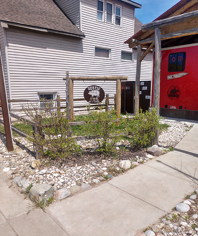 The humble entrance belies the flavor explosions waiting inside. Like all great BBQ joints, it's what's smoking that counts.