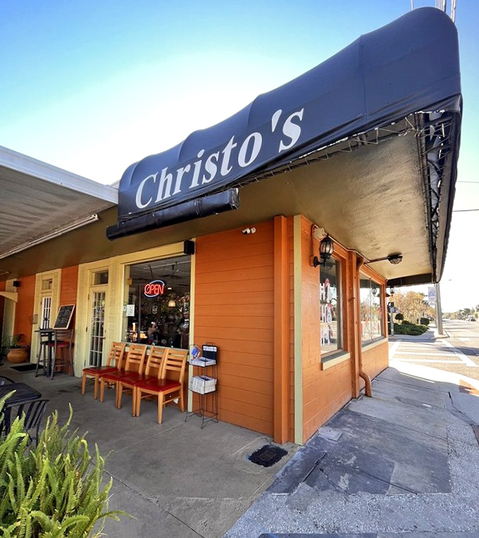 That classic black awning with "Christo's" in white lettering&mdash;a beacon of breakfast hope on Orlando's landscape.