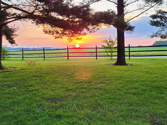 Ohio sunsets prove that even flat farmland can produce sky paintings worthy of the world's finest art galleries.