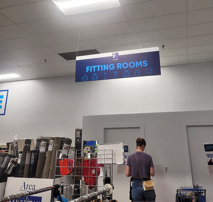 The fitting rooms await—where thrift store dreams either come true or get returned to the rack for someone else's fashion story.