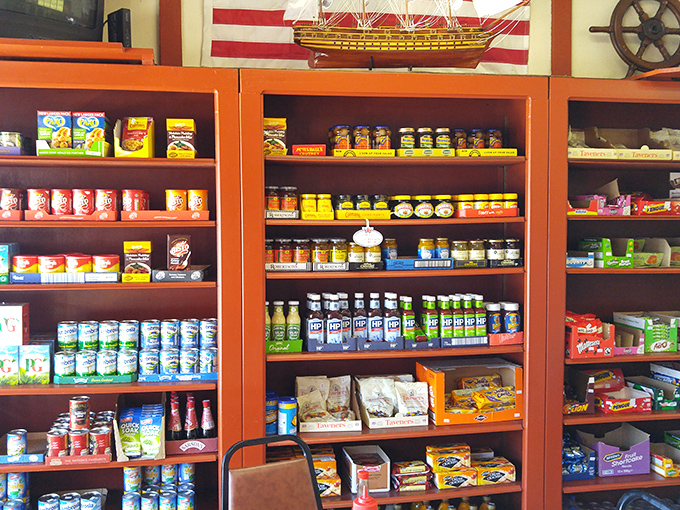 A treasure trove of British grocery items for homesick expats or curious culinary explorers &ndash; Marmite adventures await the brave.