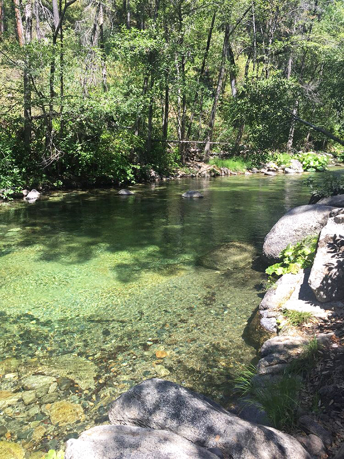 Nature's version of a spa day. This tranquil stream offers the kind of serenity people pay good money for in meditation apps.