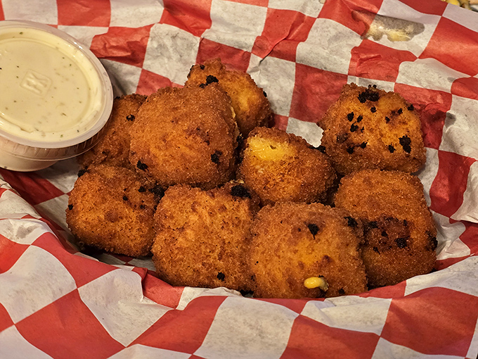 These golden nuggets of fried cheese aren't just appetizers&mdash;they're little crispy promises that the kitchen understands the importance of life's simple pleasures.