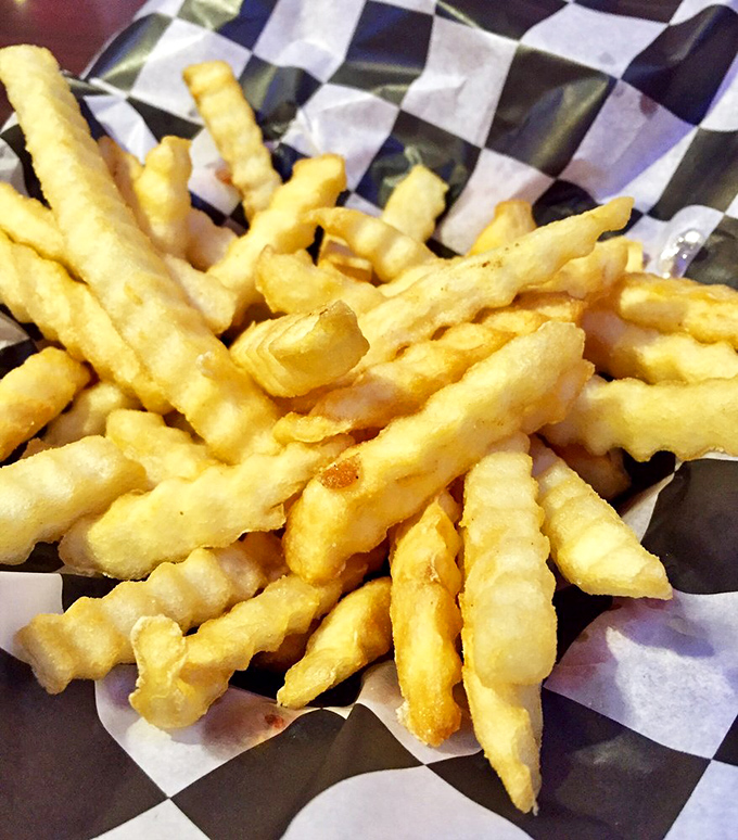 These aren't just french fries&mdash;they're golden happiness sticks, perfectly crisp on the outside, fluffy within, and absolutely worth the extra lap around the lake tomorrow.