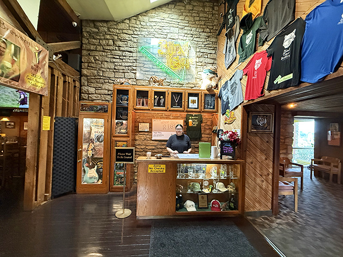 The entrance that feels like coming home. Merchandise, memorabilia, and a warm welcome set the tone for the experience ahead.