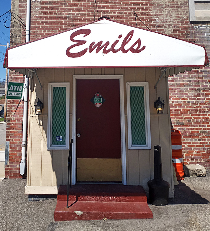 The entrance feels like a portal to a simpler time, when restaurants were judged by their food rather than their Instagram potential.