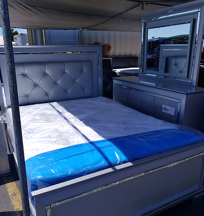 Complete bedroom sets with tufted headboards prove you can furnish your home without those endless furniture store payment plans.
