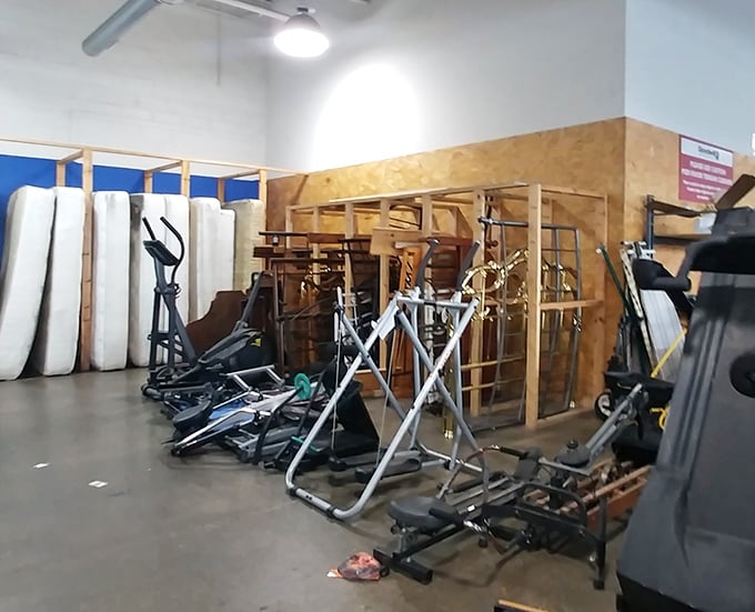 The fitness equipment graveyard&mdash;where New Year's resolutions come to rest and savvy home gym builders come to save hundreds.