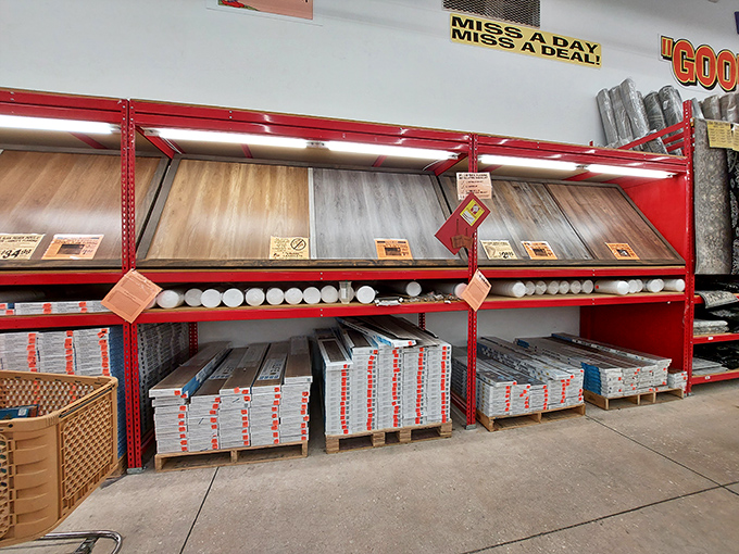 Flooring options that would make HGTV hosts swoon. Home improvement without the home equity loan&mdash;what a concept!