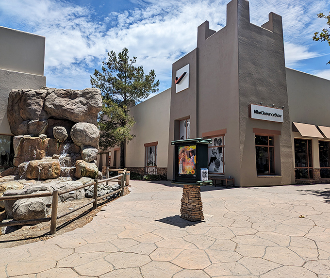 The Southwestern-inspired architecture adds character to your shopping journey &ndash; no basic big-box aesthetics here!