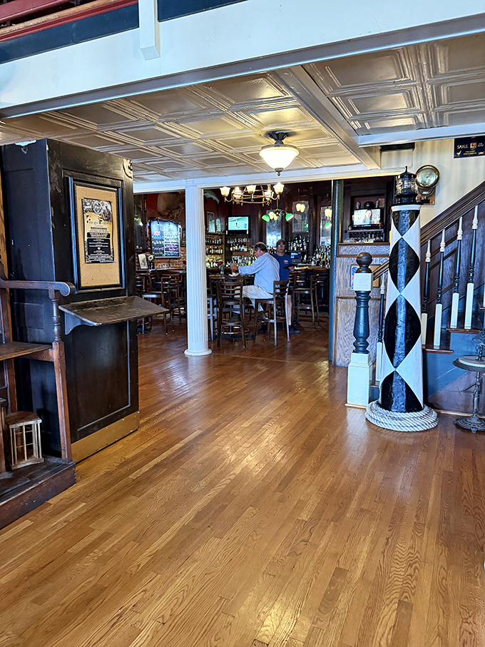 The bar area doesn't just serve drinks&mdash;it serves as the community's living room where strangers become friends over local brews.