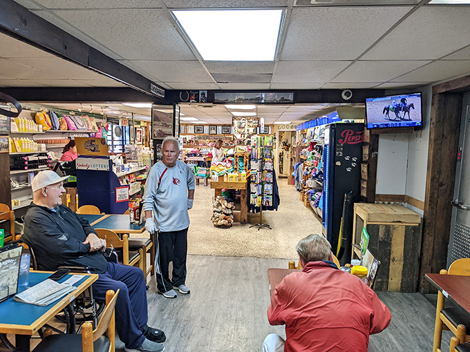 Where diner meets retail therapy &ndash; Wagner's other half offers racing memorabilia that transforms tourists into honorary Kentuckians.