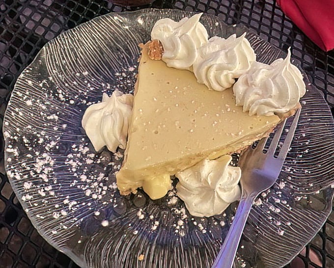 Key lime pie that strikes that perfect balance between sweet and tart, like a dessert that went to finishing school and graduated with honors.