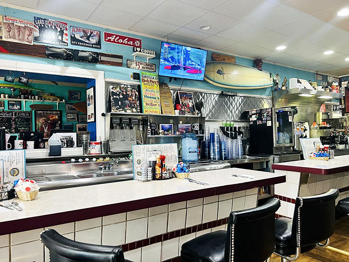 The kitchen pass &ndash; where orders fly and plates emerge bearing the kind of breakfast that makes you want to hug the cook.